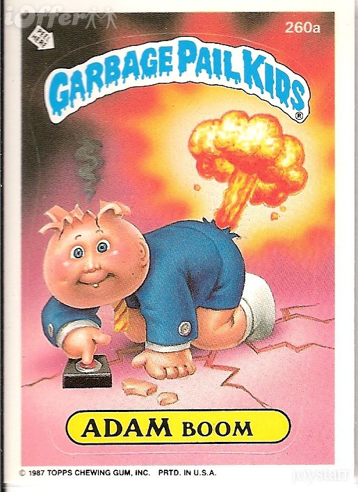 1987-topps-garbage-pail-kids-series-7-260a-adam-boom-f529 - Richard ...