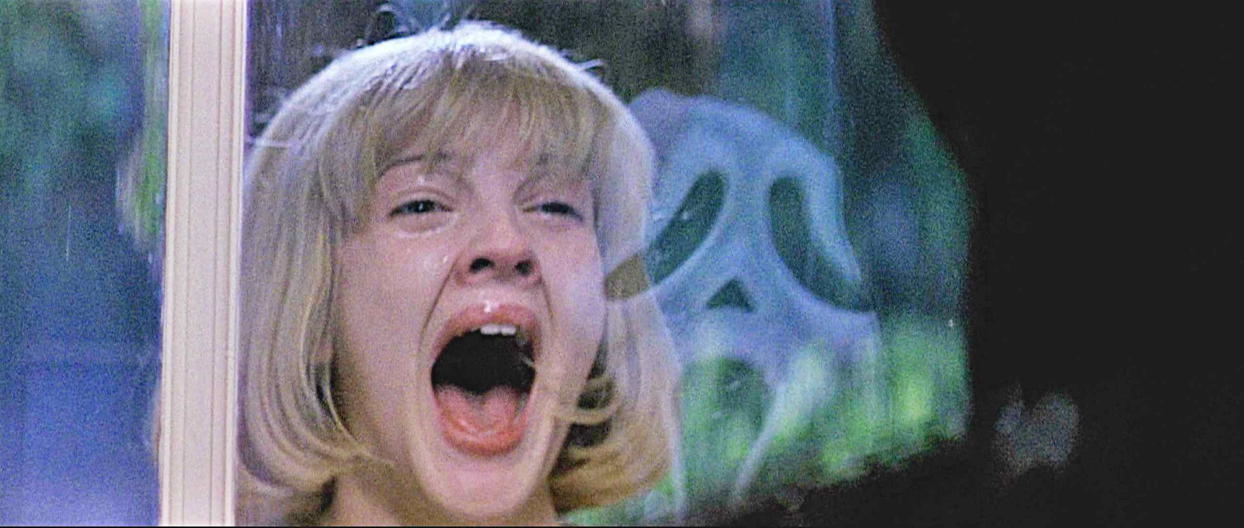 Scream-Drew-Barrymore-Ghostface-Reflection - Richard Charles Stevens Fusions