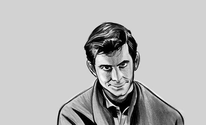 Norman_bates_psycho_fan_art - Richard Charles Stevens Fusions